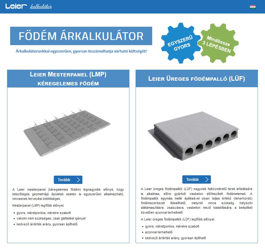 Leier HU - Mérnöktámogatás